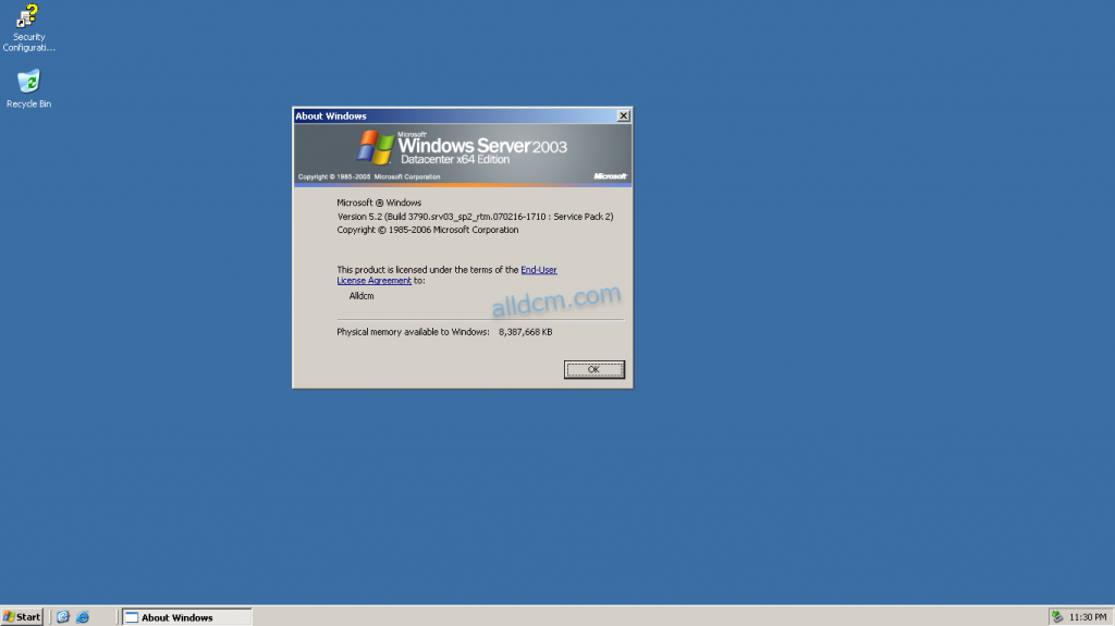 Windows Server 2003 R2 Datacenter Edition with SP2 | Alldcm.com