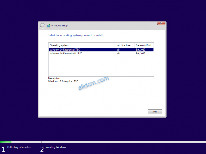 Windows 10 Enterprise LTSC 2019 Version 1089 (OS Build 17763.316 ...